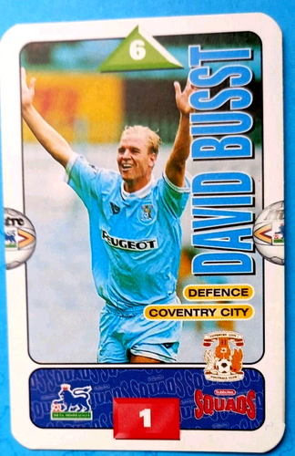 DAVID BUSST COVENTRY HIGHGATE MOOR GREEN SOLIHULL SUBBUTEO SQUAD CARD ...