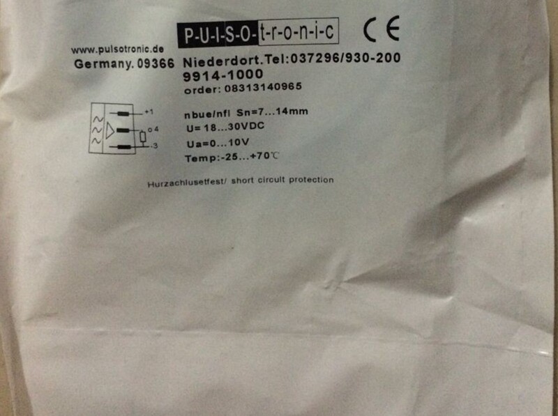 1PC New Pulsotronic 9914-1000 Proximity Switch 18-30VDC 0-10V -25...+70 ...