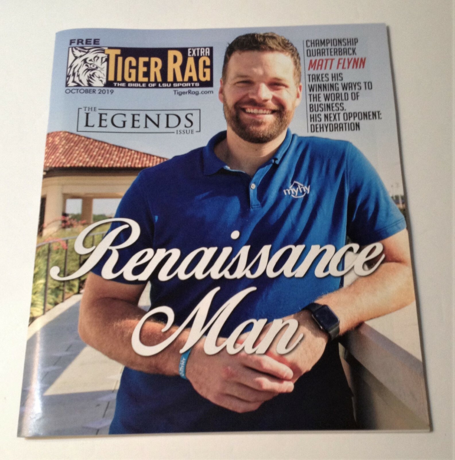 October 2019 TIGER RAG Magazine Extra LSU THE LEGENDS Issue MATT FLYNN ...