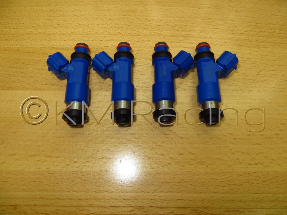 4x New WRX / STI Dark Blue 565cc Fuel Injectors for Subaru 16611-AA720 ...