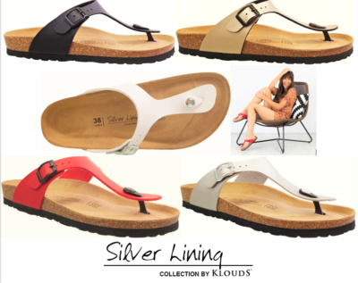 Cork footbed sandals Klouds Silver lining Shoes Rosas Made in Spain 6 ...