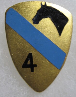 Army DI dui CB clutchback 1st CAVALRY DIVISION G4 Section Logistics nhm ...