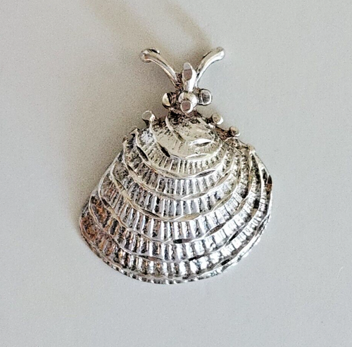Artisan Handmade Sterling Silver 925 Shell Pendant, 5g | eBay