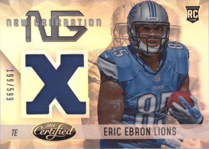2014 Panini Certified - New Generation Mirror Materials Eric Ebron #NG ...