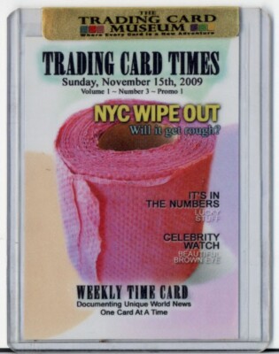 The Trading Card Museum - Trading Card Times - Promo - V1~N3~P1 [2009 ...