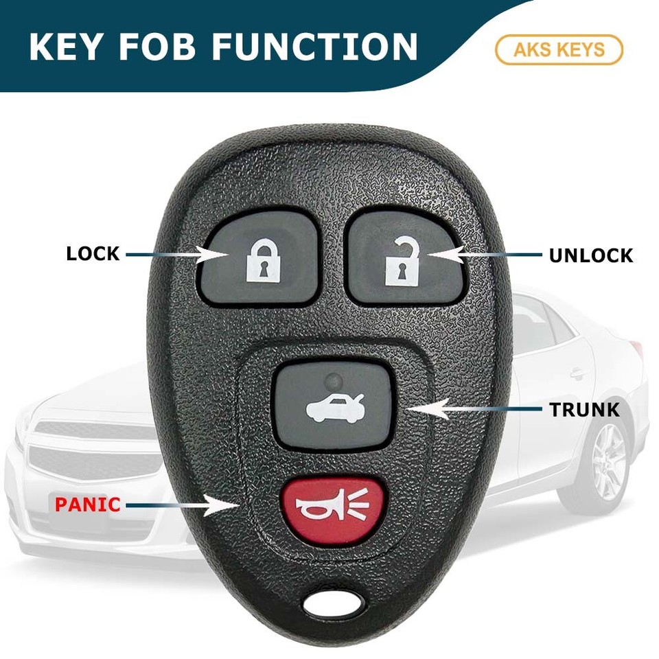 2 Replacement for Pontiac G6 05 2006 2007 2008 2009 2010 Keyless Remote ...