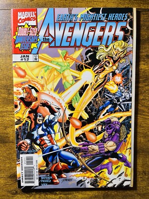 THE AVENGERS 12 DIRECT EDITION GEORGE PEREZ COVER MARVEL COMICS 1999 | eBay
