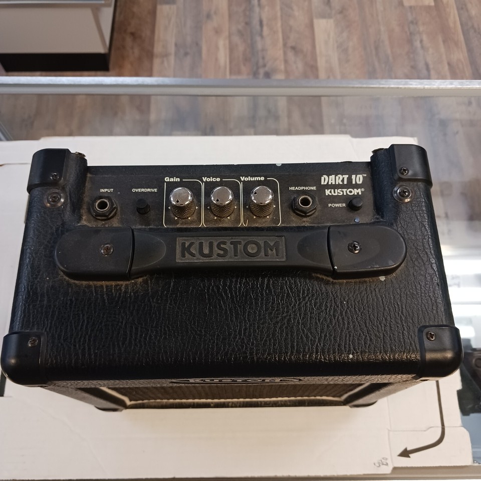Kustom Dart 10 Practice Lead Guitar Amplifier Amp w/ Effects with Power ...