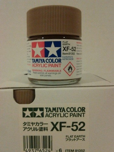 Tamiya acrylic paint XF-52 Flat earth 23ml. | eBay