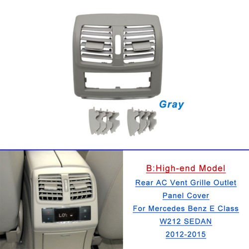For Benz E Class W212 12-15 Rear AC Vent Grille Air Outlet Panel Cover ...