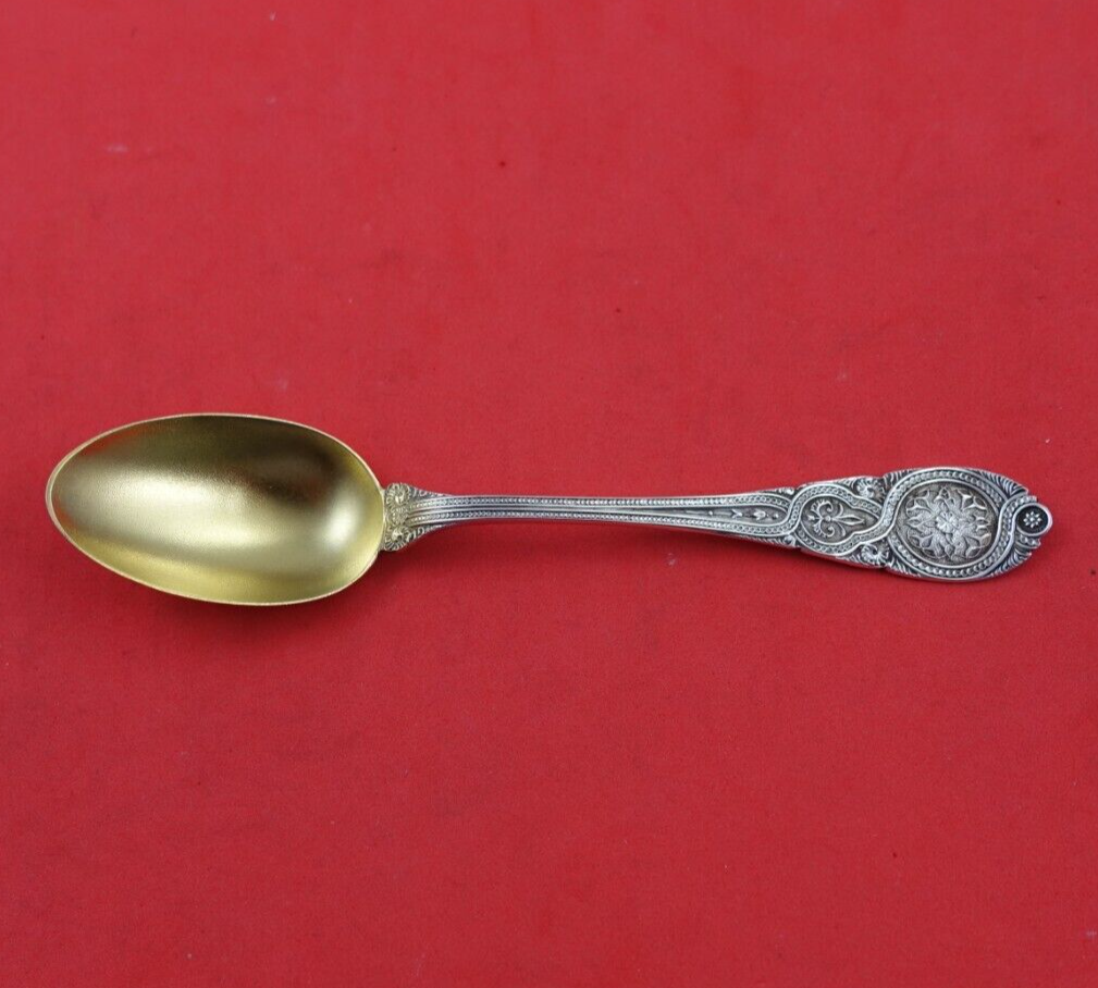 Moresque by Wendt Sterling Silver 4 O'Clock Spoon with Frosted GW Bowl ...
