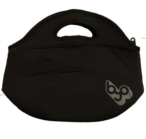 BYO BUILT Rambler Lunch Bag, Black *Zippered Machine Washable Neoprene ...