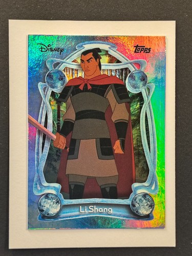 2025 Topps Disney Wonder Tier 1 Foil Parallel #64 Li Shang Mulan | eBay