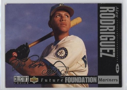 1994 Collector's Choice Silver Foil Signature Alex Rodriguez #647 ...