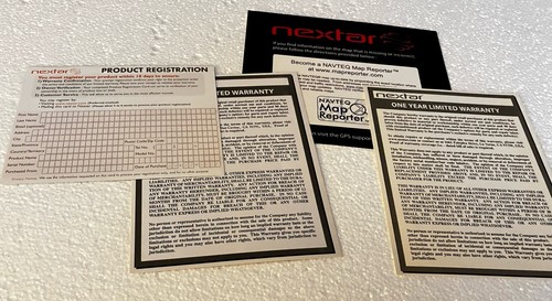 Nextar SD Card & Automotive Navigation System (GPS) Owners instruction ...