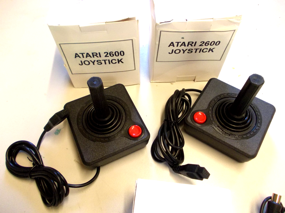 ATARI 2600 REFRESH KIT *ALL NEW*- 1 x Joystick - 1 x Power Supply - 1 x ...