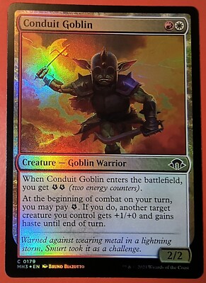 MTG: *CONDUIT GOBLIN* FOIL FINISH/ MH3/#179/ NM / Common/ Unplayed | eBay
