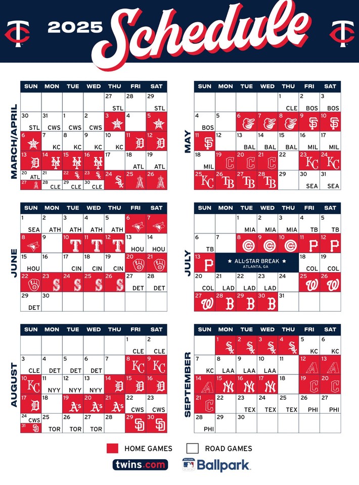 2025 Major League Baseball Teams Schedule Magnets 5" X 3.5"(Choose From ...