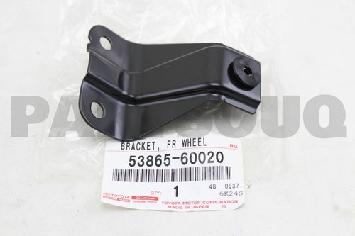 5386560020 Genuine Toyota Bracket Front Wheel Opening No.3 53865-60020 ...