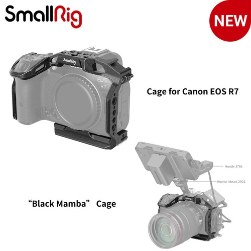 Cage SmallRig Arca-Suisse « Mamba noir » avec chaussure froide pour ...