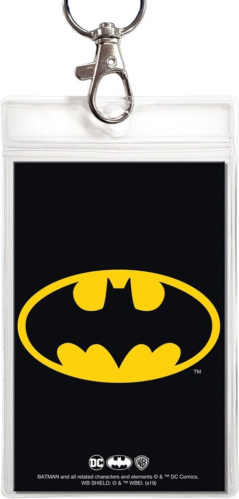DC Comics Batman Reversible Lanyard with Breakaway Clip and ID Holder ...