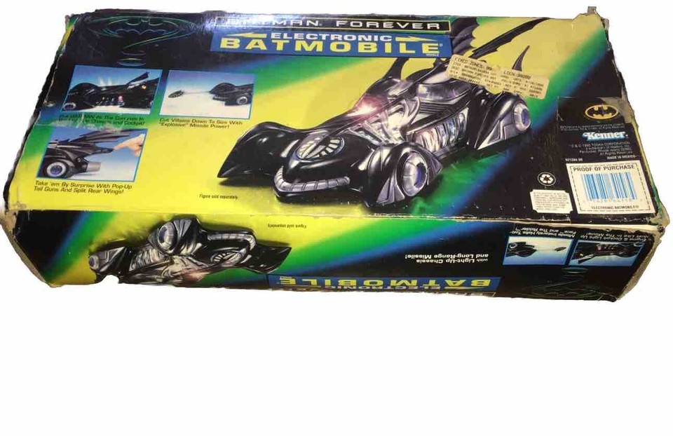 Batman Forever Electronic Batmobile KENNER 1995 In Box As Is Read ...