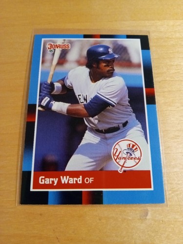 1988 DONRUSS #251 GARY WARD New York Yankees Baseball Card, Outfield ...