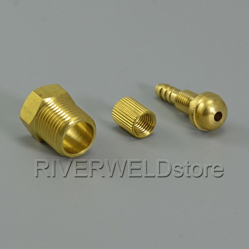 TIG Fitting Adapter Miller Gas Quick Hose Connector 5/8-18" RH Right ...