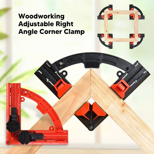 30°‑90° Woodworking Adju Corner Clamp Wood Right Angle Frame Clamp HH0 ...