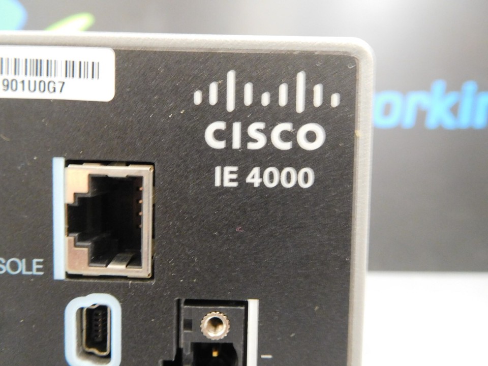 Cisco Industrial Ethernet 4000 Series Switch IE-4000-4TC4G-E NO POWER ...