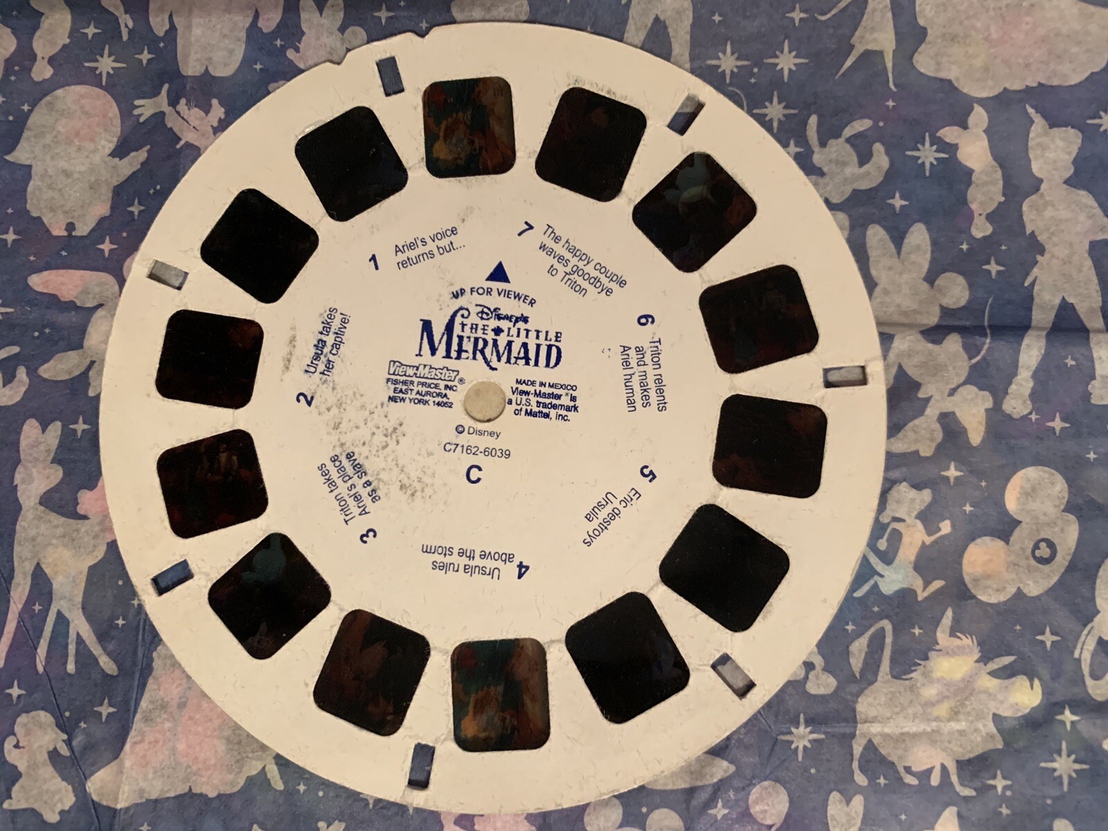 Disney Cars Viewmaster Binoculars & A Complete 3 Reel Set Of The Little ...