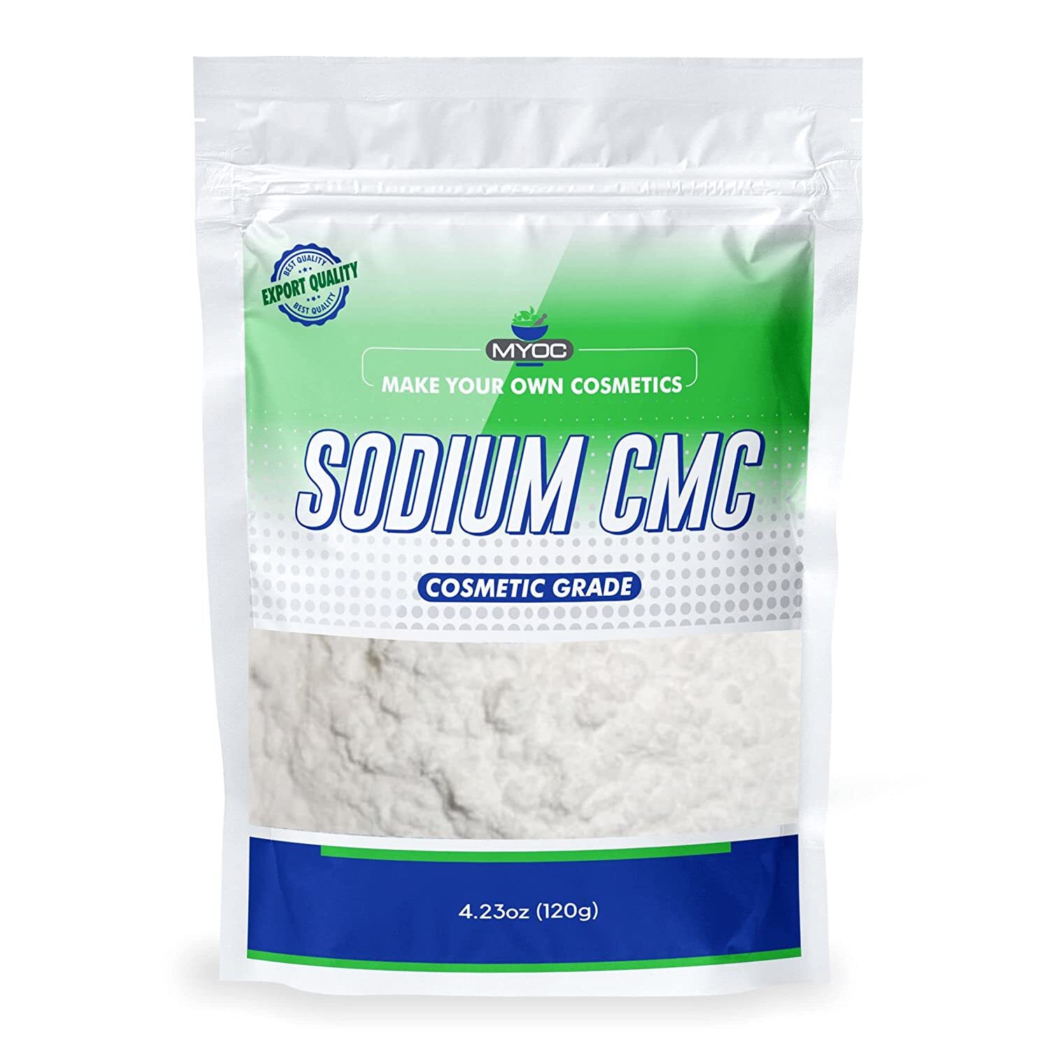 MYOC Sodium CMC Powder 4.23oz (120g) | Cosmetic Thickener & Stabilizer ...