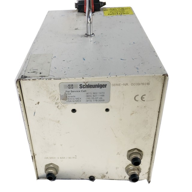Schleuniger Ct 25 Pneumatic Crimping Bench Top Crimper Foot Pedal Air ...