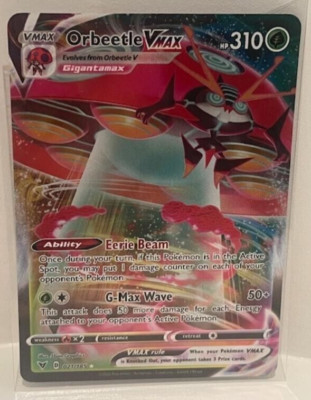 Pokemon TCG Orbeetle VMAX 021/185 Vivid Voltage - NM - Fast | eBay