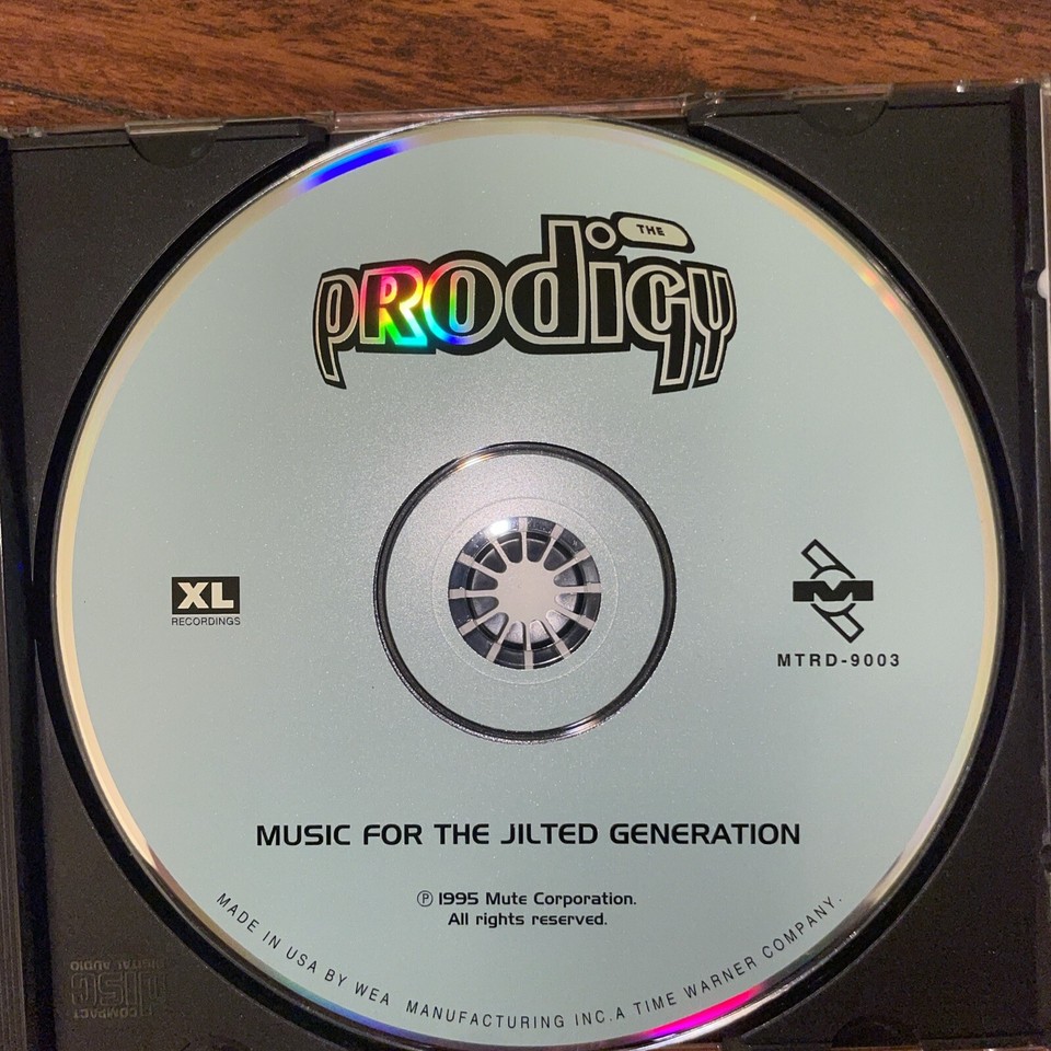 The Prodigy - Music for the Jilted Generation (OOP CD, Jul-1994, Mute ...