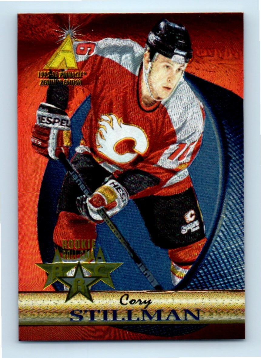 1995-96 Pinnacle Zenith Rookie Roll Call /1200 Cory Stillman #16 Hockey ...