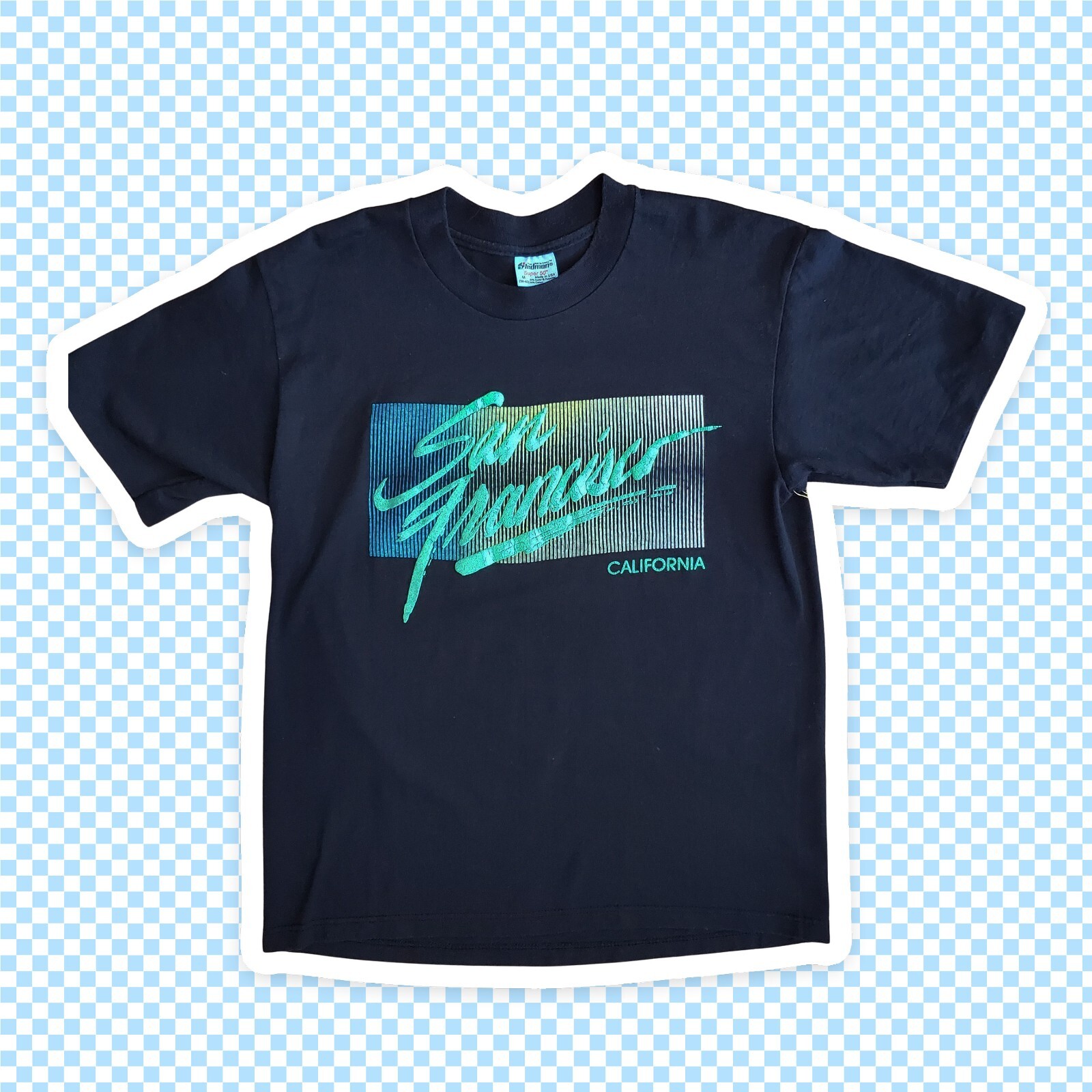 VTG 80's San Francisco California Puff Ink Souvenir T… - Gem