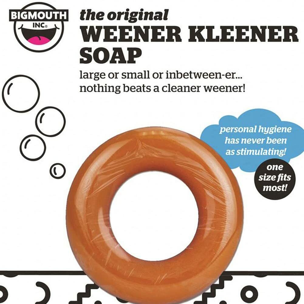 2 TOTAL - Weener Kleeners Soap Weiner Cleaner Joke Gag Gift Party Adult ...