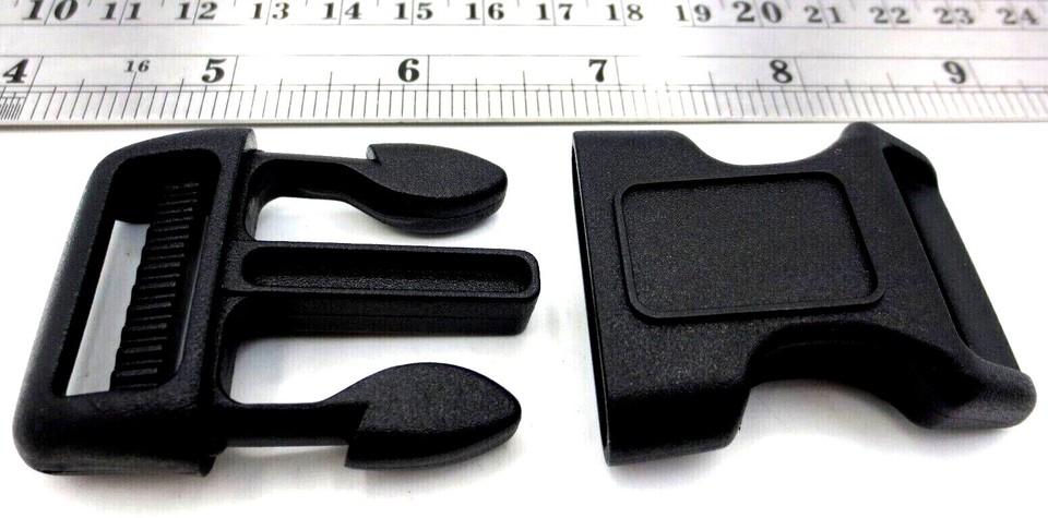 Backpack Strap Buckle Fits 25mm, 1" Wide Strap Webbing, Durable! Free ...