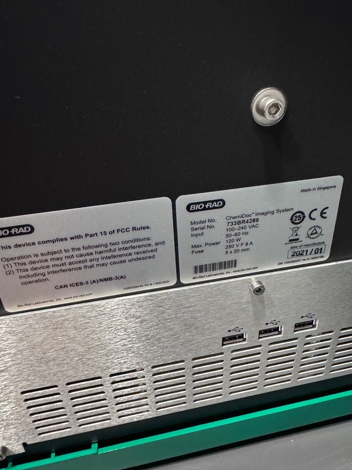 2021 BioRad Chemidoc Imaging Station with Blue, White and UV Trays, PC/Software | eBay