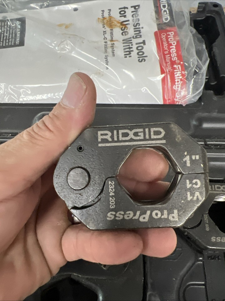 RIDGID 28048 V1/C1 ProPress Series Combo Kit, 1/2" - 1 1/4" | eBay
