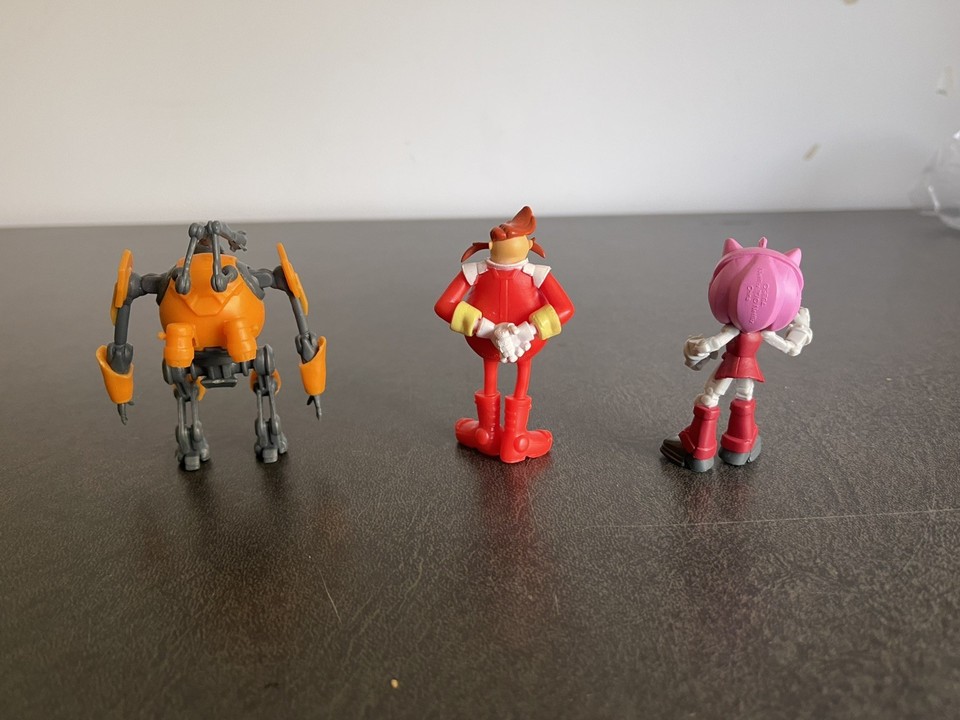 Sonic The Hedgehog Prime Collectible Figures (Lot of 3) Amy Dr Eggman ...