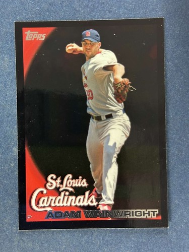 2010 Topps Wal-Mart Black Border #136 Adam Wainwright Cardinals | eBay