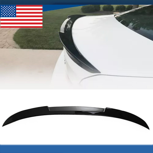For 2012-2019 BMW F30 Rear Spoiler Wing 3 Series M3 Sedan 4 Door Glossy ...