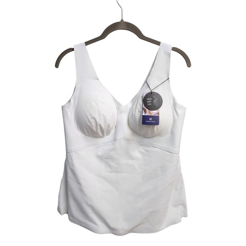 HoneyLove LiftWear Tank White Size 2X Shaper Shapewear Built In Bra | eBay