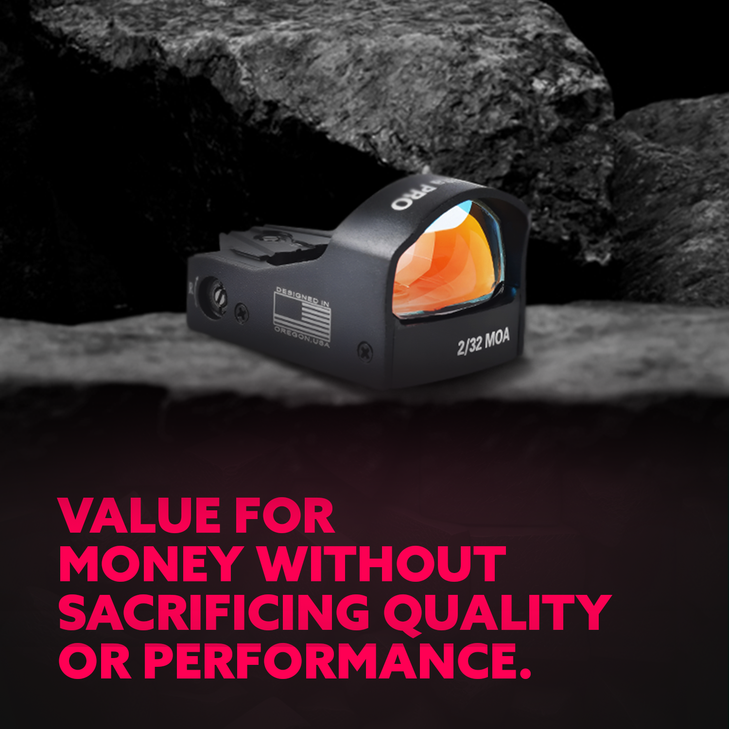 ADE RD3-012 PRO DELTA Shake Awake Multi Reticle Red for IWI Masada ...