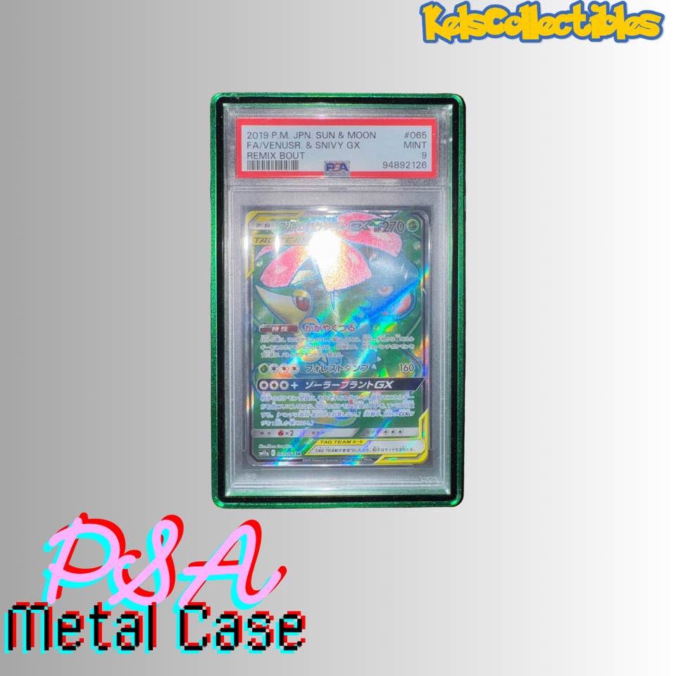 PSA Graded Card Magnetic Metal Slab Protector Bumper 8 Colors CGC UV ...