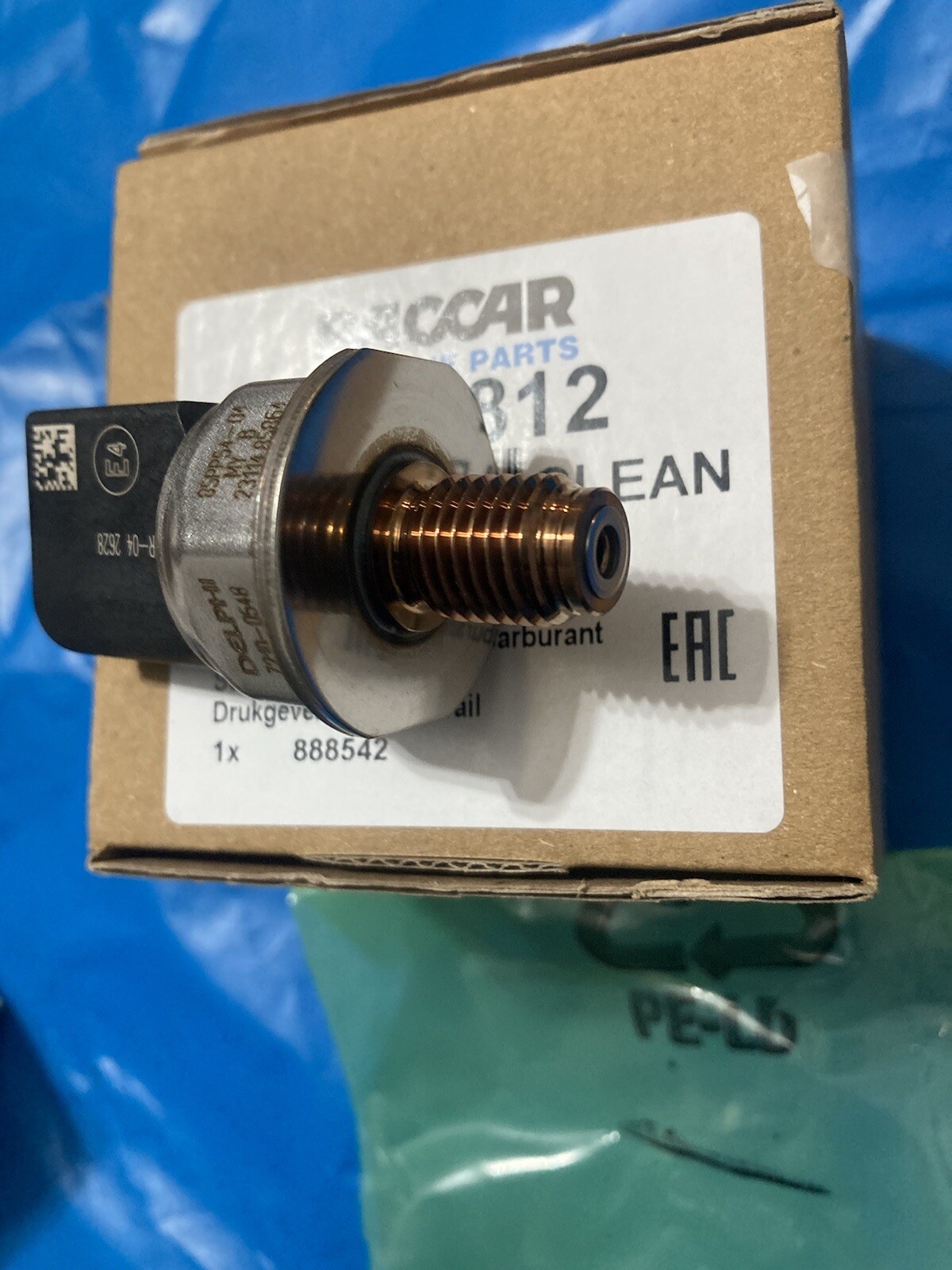 2235812 / 2235812PE GENUINE PACCAR PRESSURE SENSOR FUEL RAIL OEM - NEW ...