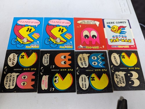 Vintage 1982 Fleer Super PAC-MAN Bad Egg Sticker cards Lot Of 8 #3 | eBay