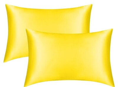 Satin Pillowcases for Hair and Skin 2 Pack Standard Size 20x26 Inch ...